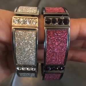 Charming Charlie | Jewelry | Charming Charlie Stretch Glitterrhinestone ...